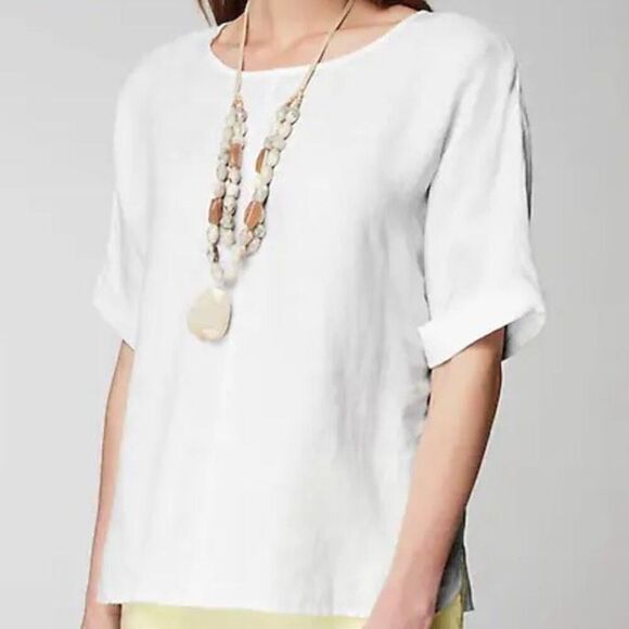 J. Jill | Tops | J Jill Purejill Love Linen Lagenlook Relaxed Linen ...